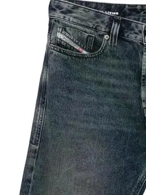 DIESEL® Acid-wash Straight-leg Jeans