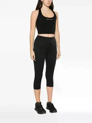 Sporty & Rich Logo-print Racerback Tank Top