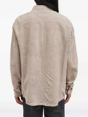 GIORGIO BRATO Perforated Leather Shirt