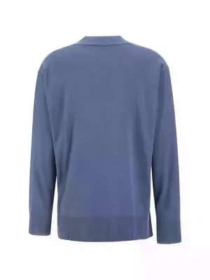 ELENA MIRÒ V-neck Fine-knit Top