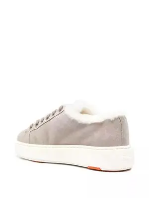 Santoni Round Toe Sneakers