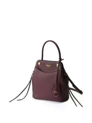 Prada Carry Leather Mini Handbag