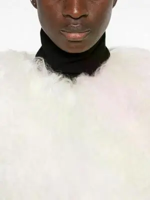 Ermanno Scervino Round-neck Faux-fur Jacket