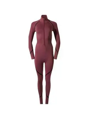 Perfect Moment Seamless Panelled Ski Jumpsuit - Red