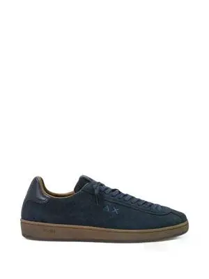 SUN 68 Urban Peak Suede Logo-embroidered Sneakers