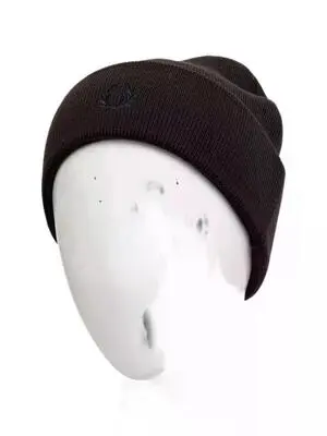 Fred Perry Embroidered-logo Beanie Hat