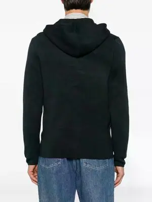 Marc O'polo Zip-up Hooded Cardigan - Blue