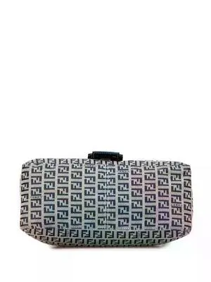 Fendi 2000-2010 Zucchino Canvas Mamma Forever Shoulder Bag