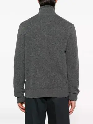 Marc O'polo Zip-up Knitted Cardigan - Grey