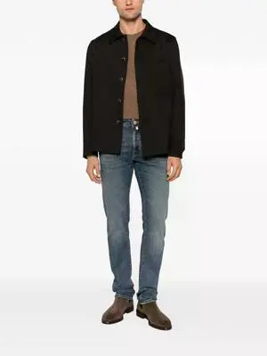 Jacob Cohen Logo-patch Whiskered Jeans