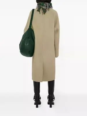 Burberry Car Wool Midi Coat