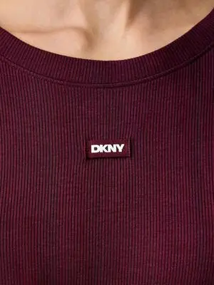 Dkny Ribbed Logo-patch Nightdress
