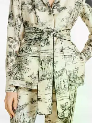 DMN PARIS Ava Toile De Jouy Blouse