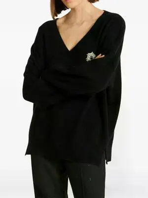 DMN PARIS Perle Crystal-embellished Sweater