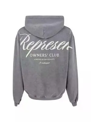 REPRESENT Owners Club Script Cotton Hoodie