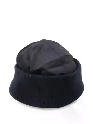 Prada Ribbed-knit Beanie Hat