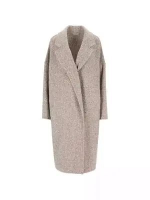 Dusan Oversized Herringbone Coat