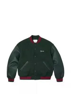 Supreme Cross Varsity Jacket - Green