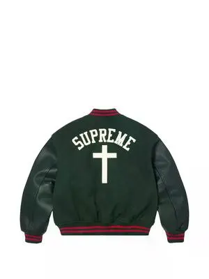 Supreme Cross Varsity Jacket