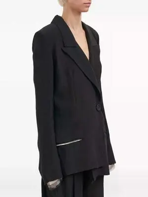ALESSANDRA MARCHI Asymmetric Rear-slit Jacket