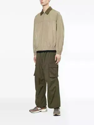 Comme Des Garçons Corduroy-collar Panelled Jacket