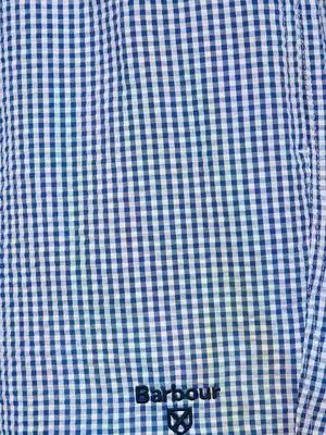 Barbour Gingham Seersucker Swim Shorts