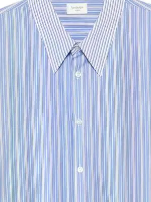 Saint Laurent Striped Long-sleeve Shirt