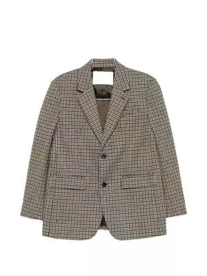 DUNST Check Single-breasted Blazer