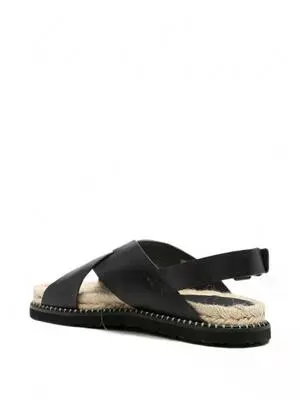CastaÑer Crossover-strap Leather Sandals