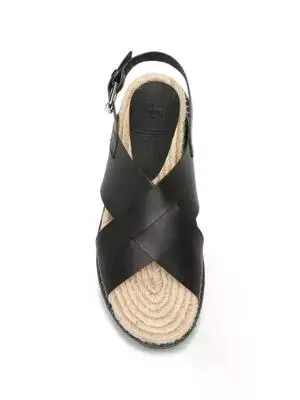 CastaÑer Crossover-strap Leather Sandals