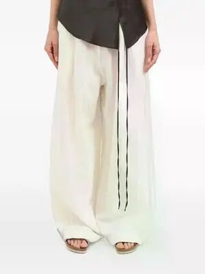 Andrea Ya'aqov Wide-leg Drawstring Trousers