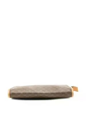 Celine 2011 Macadam Coated Canvas Clutch Bag