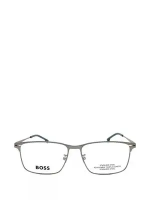 BOSS Rectangle-frame Glasses - Silver