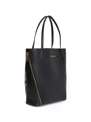 Elisabetta Franchi Zip-detail Pebbled Tote Bag