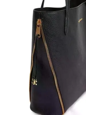 Elisabetta Franchi Zip-detail Pebbled Tote Bag