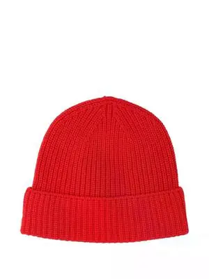 Eric Bompard Ribbed-knit Cashmere Beanie Hat