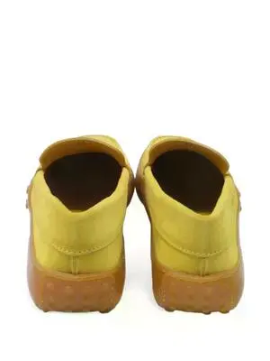 TOD'S Rubber Sole Loafers - Yellow