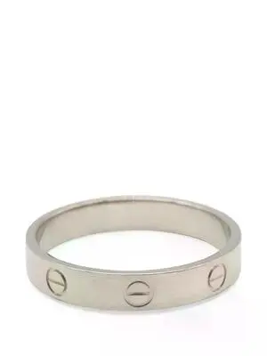 Cartier 2010s Mini Love Ring - Silver