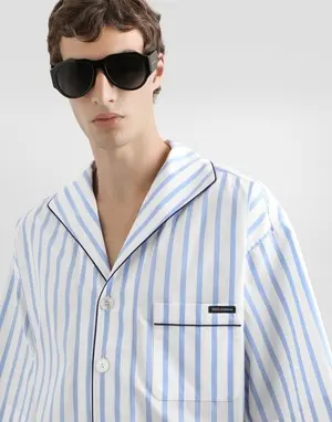 Dolce & Gabbana Striped Poplin Shirt Shirts