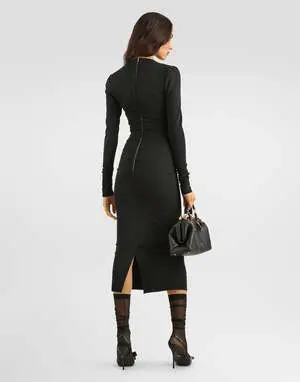 Dolce & Gabbana Jersey Sheath Dress Collection Viscose