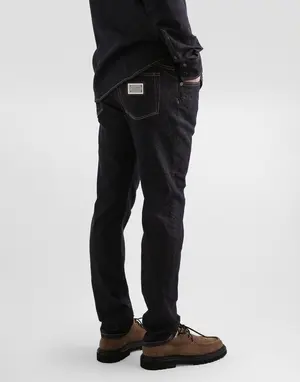 Dolce & Gabbana Slim-fit Stretch Cotton Jeans Denim Multi-colored