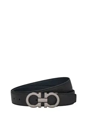 FERRAGAMO Reversible Belt - Blue