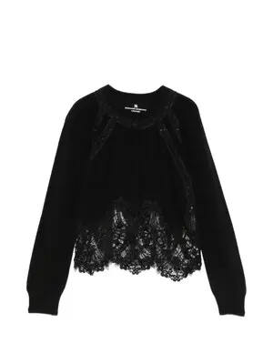 Ermanno Scervino Cashmere Lace Cardigan