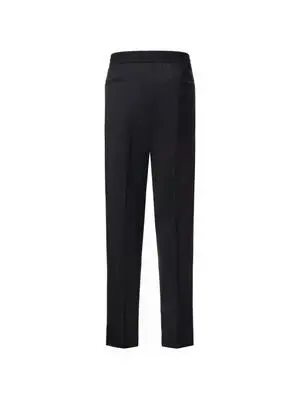 Zegna Pleated Elasticated-waistband Trousers - Blue