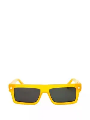 Off-White Chandler Rectangle-frame Sunglasses - Yellow