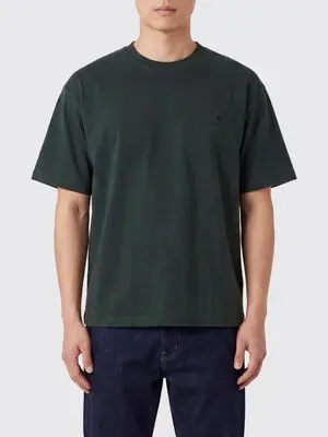 Carhartt Work In Progress Relaxed Fit Cotton T-shirt With Tone-on-tone Embroidered Logo - Green