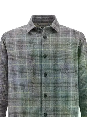 Paul & Shark Checked Wool Overshirt - Blue