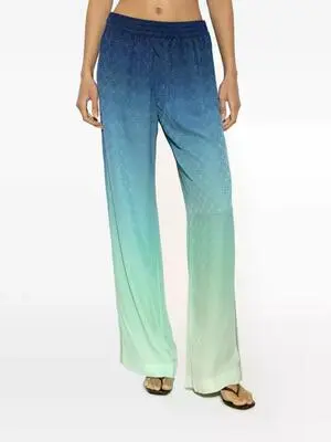 Casablanca Gradient Monogram-pattern Trousers