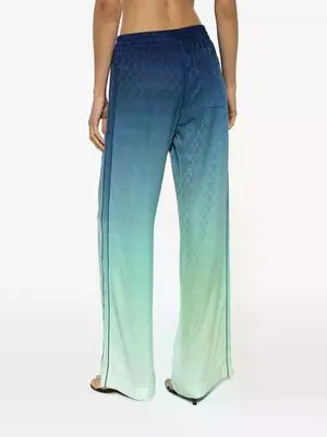 Casablanca Gradient Monogram-pattern Trousers