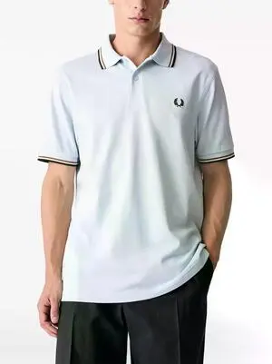 Fred Perry Twin-tipped Polo Shirt - Blue